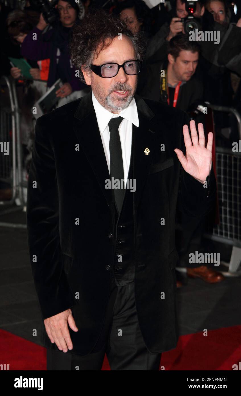 London, UK. Tim Burton at the BFI London Film Festival Opening Gala ...