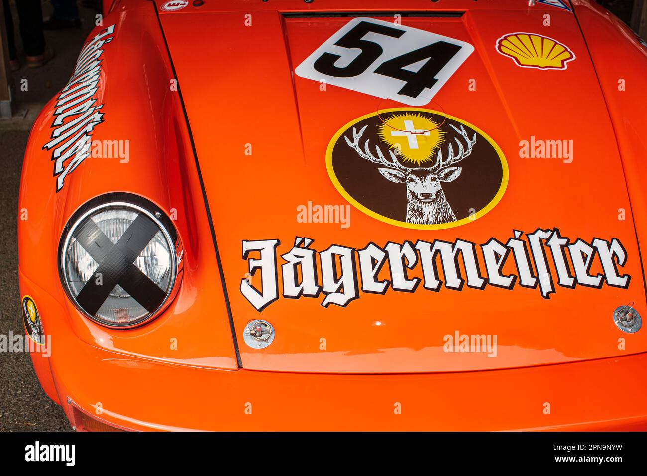 Jägermeister Porsche 934 at Members' Meeting at Goodwood Motor Circuit ...