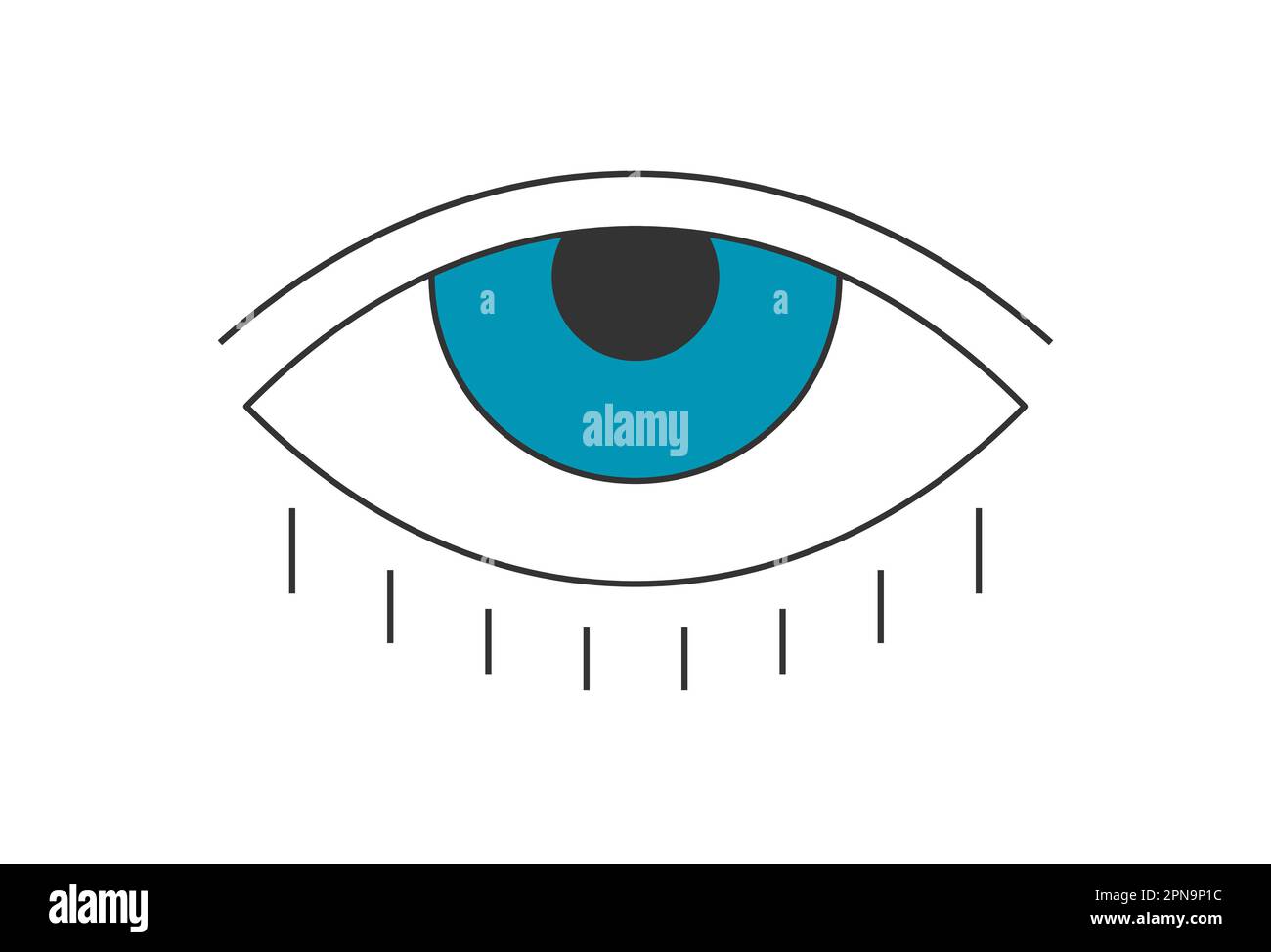 Retro boho open blue eye. Psychedelic groovy hippie style badge ...