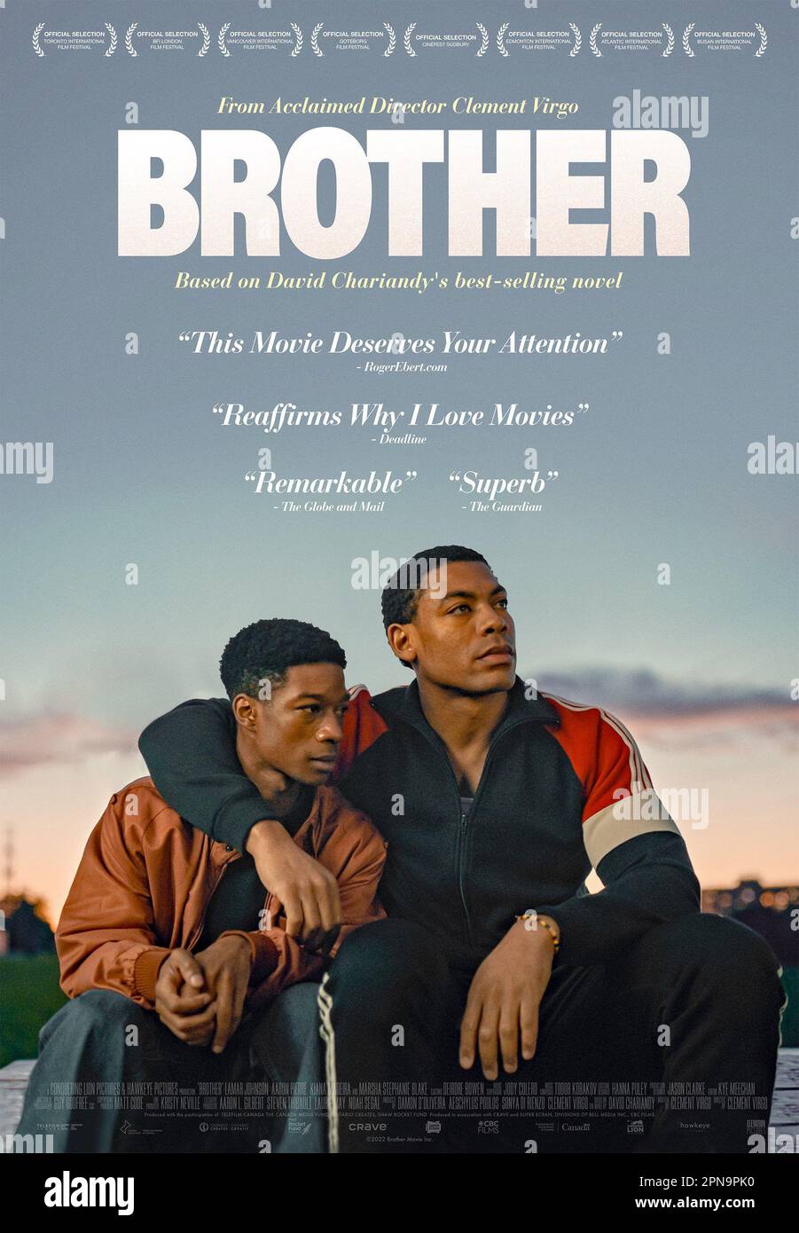 BROTHER, poster, from left: Lamar Johnson, Aaron Pierre, 2022 ...