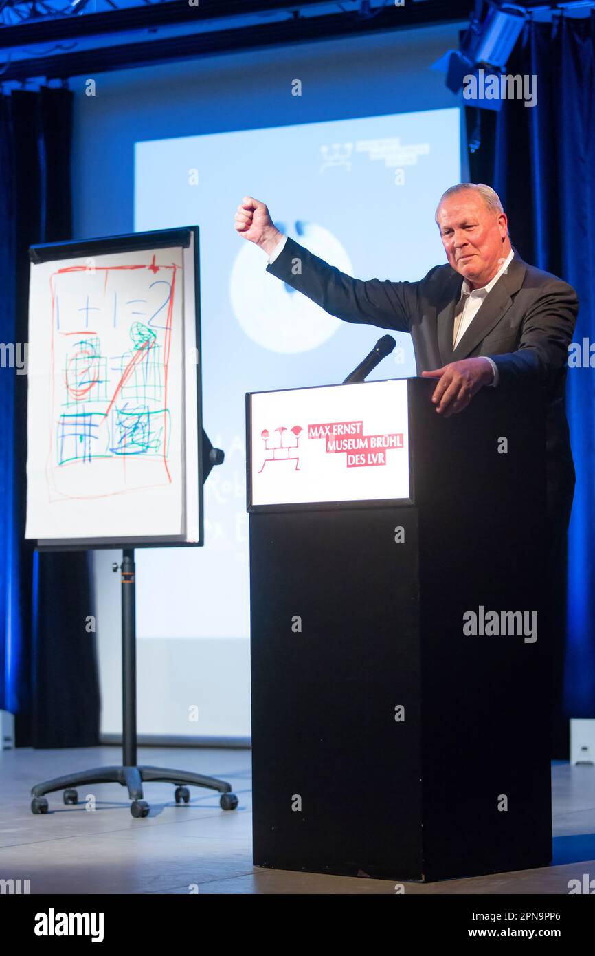 Opening of the exhibition by Robert Wilson "The hat makes the man" at ...