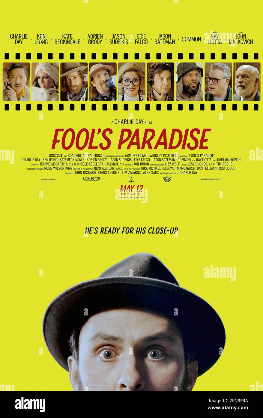 FOOL'S PARADISE, US poster, top from left: Ken Jeong, Kate Beckinsale ...
