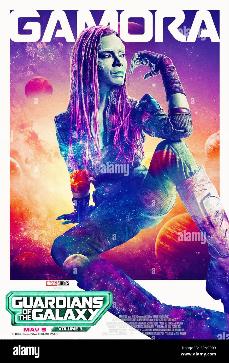 Gamora Zoe Saldana Poster