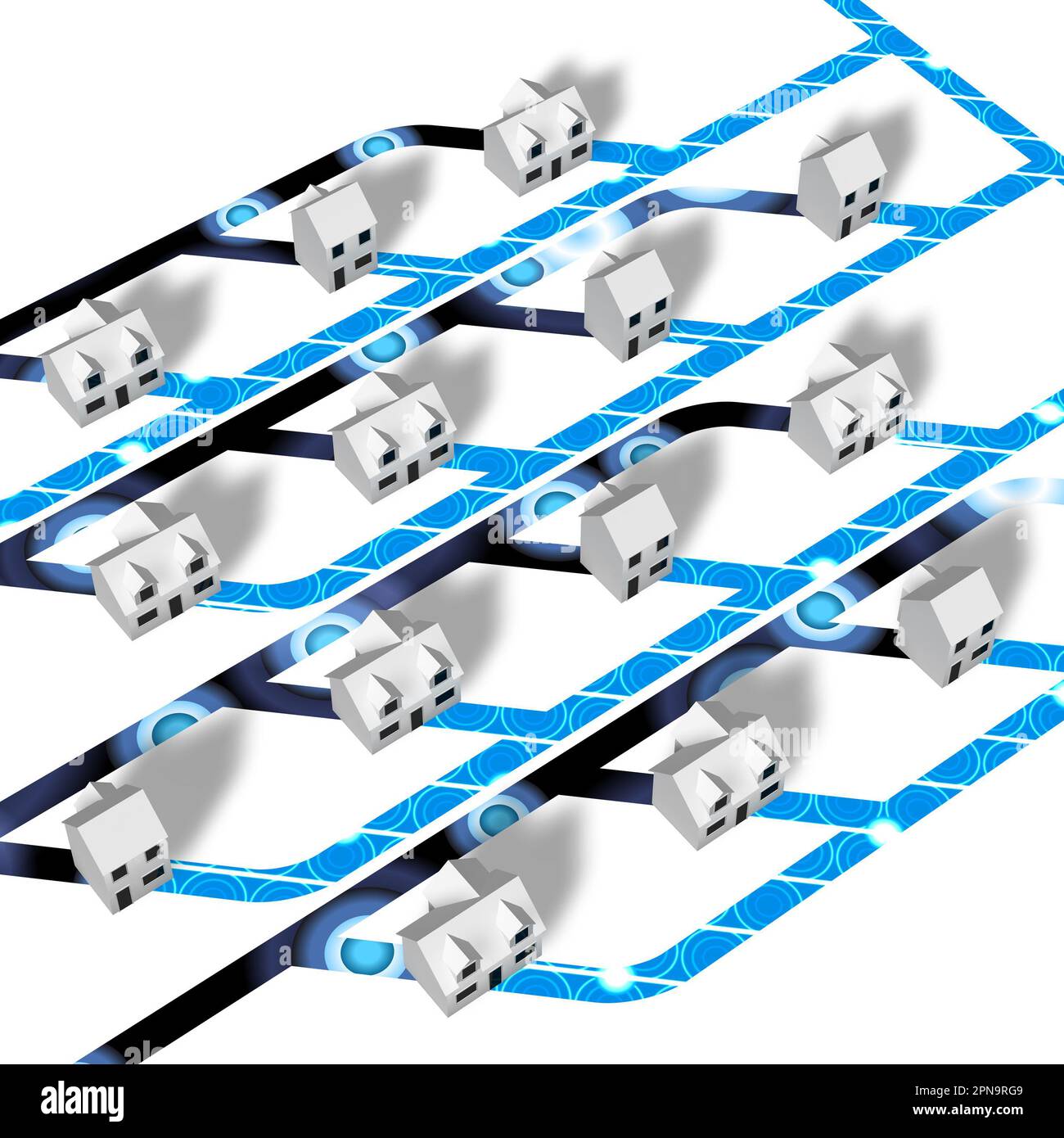 Electricity power supply Cut Out Stock Images & Pictures - Alamy