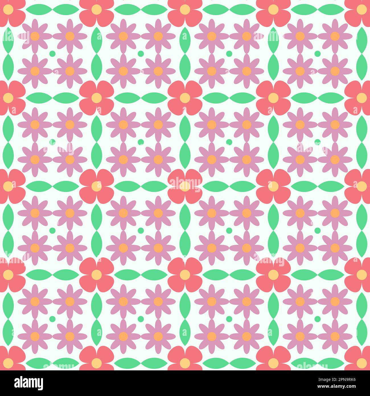 Flowers Square Pattern. Spring, Summer Decoration For Package, Textile ...