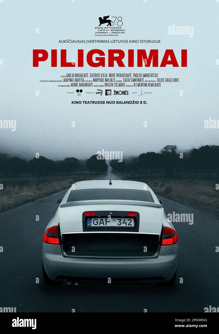 PILGRIMS, (aka PILGRIMAI), Lithuanian poster, 2021. © Dekanalog ...