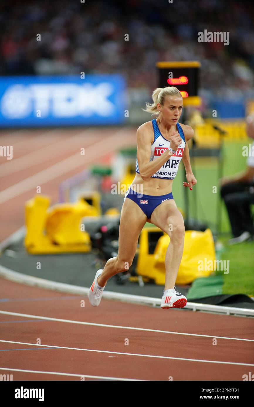 Lynsey Sharp participating in the London 2017 World Athletics Championships Stock Photo - Alamy
