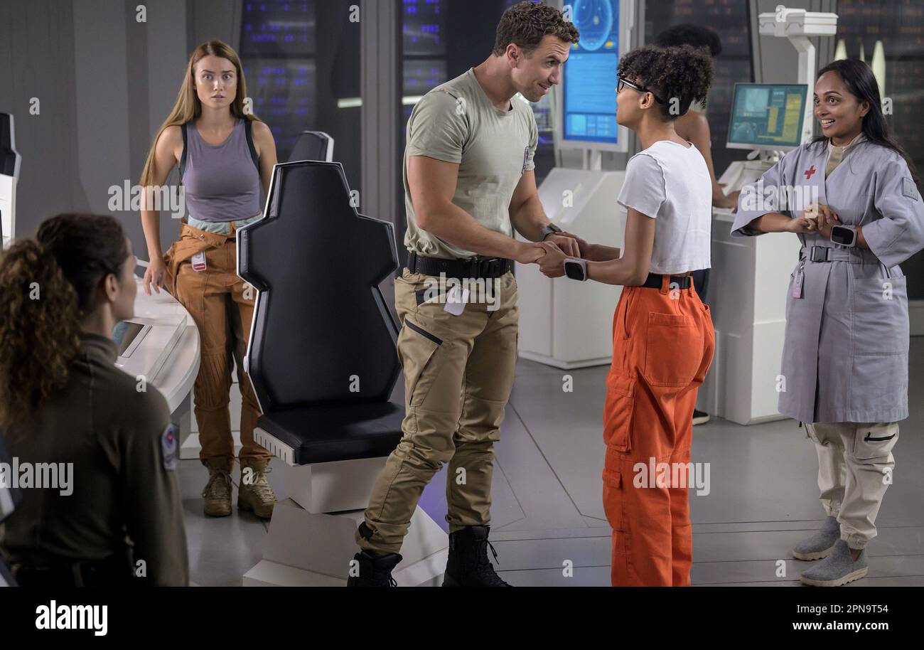 The Ark From Left Tiana Upcheva Second From Left Richard Fleeshman Stacey Read Shailini