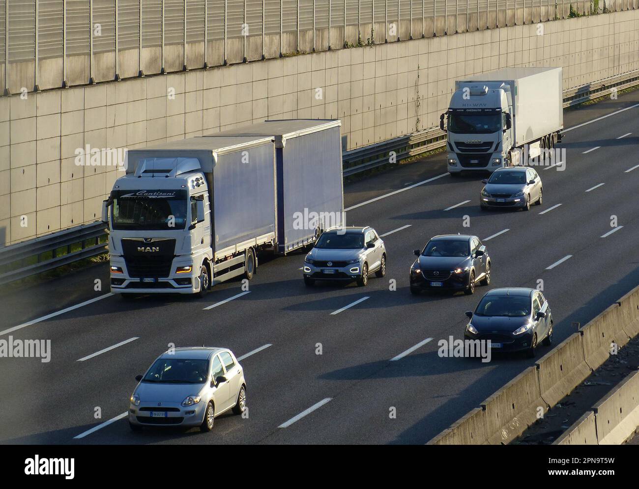 Every day on the A4 motorway in certain time slots queues and slowdowns ...