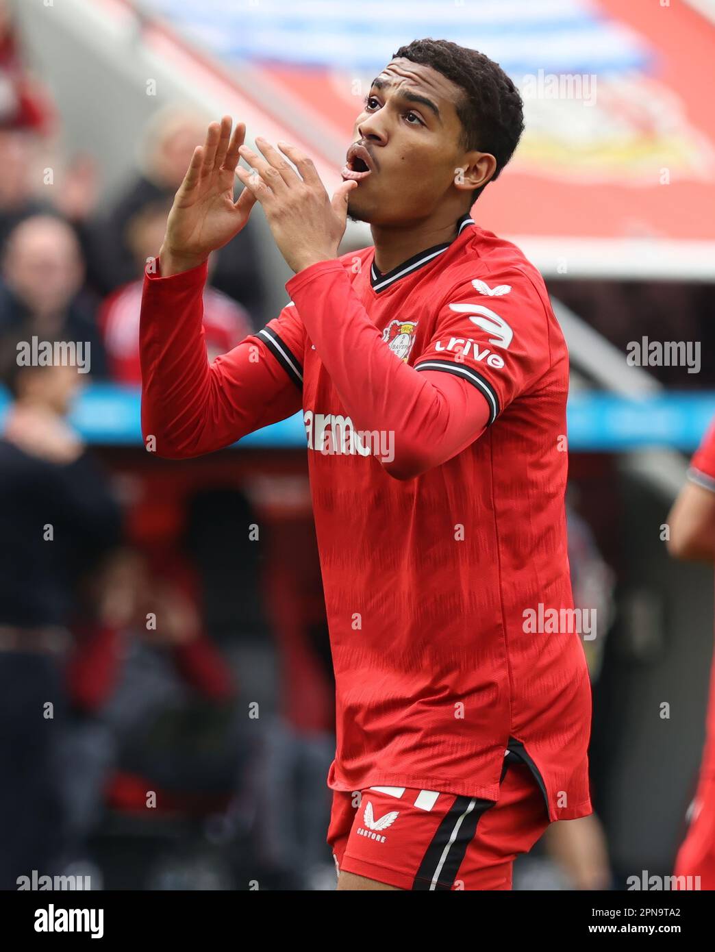 Amine Adli (Bayer), Leverkusen, Germany, 18/04/2023, 1. Bundesliga ...