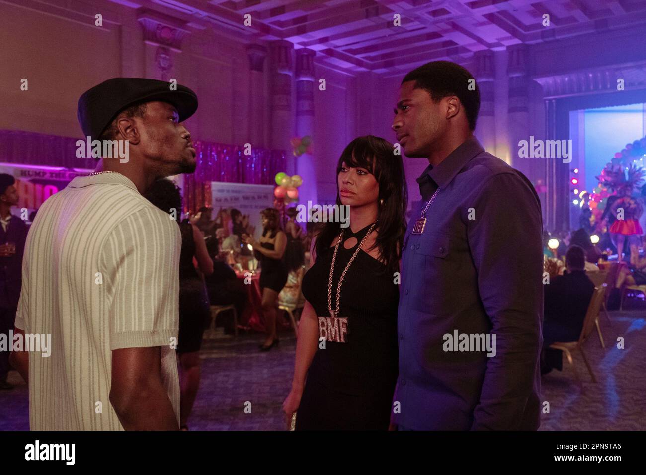 BMF, (aka BLACK MAFIA FAMILY), from left: D.C. Young Fly, La La Anthony ...