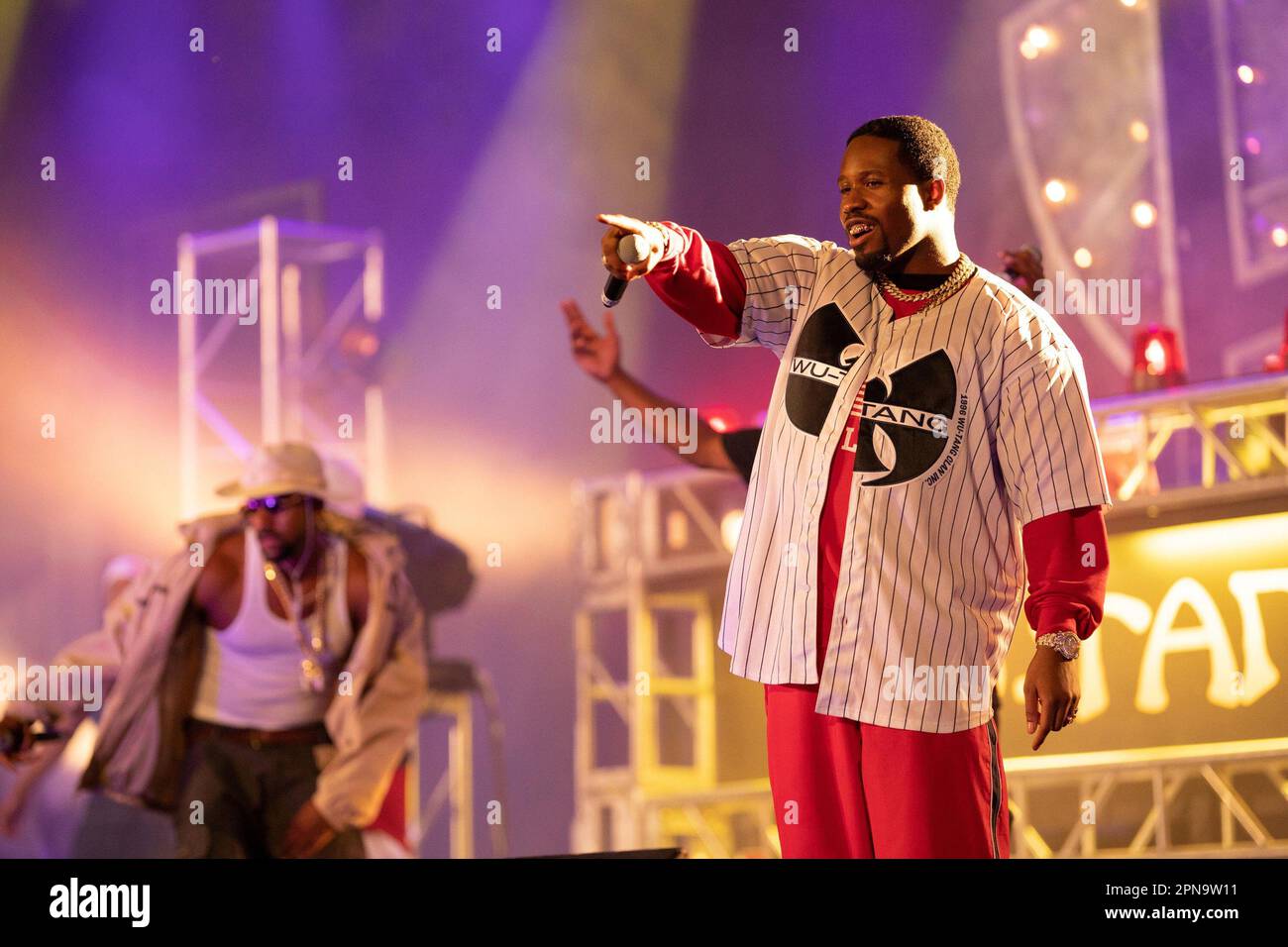 WU-TANG: AN AMERICAN SAGA, from left: Siddiq Saunderson as Ghostface Killah, Shameik Moore as ...