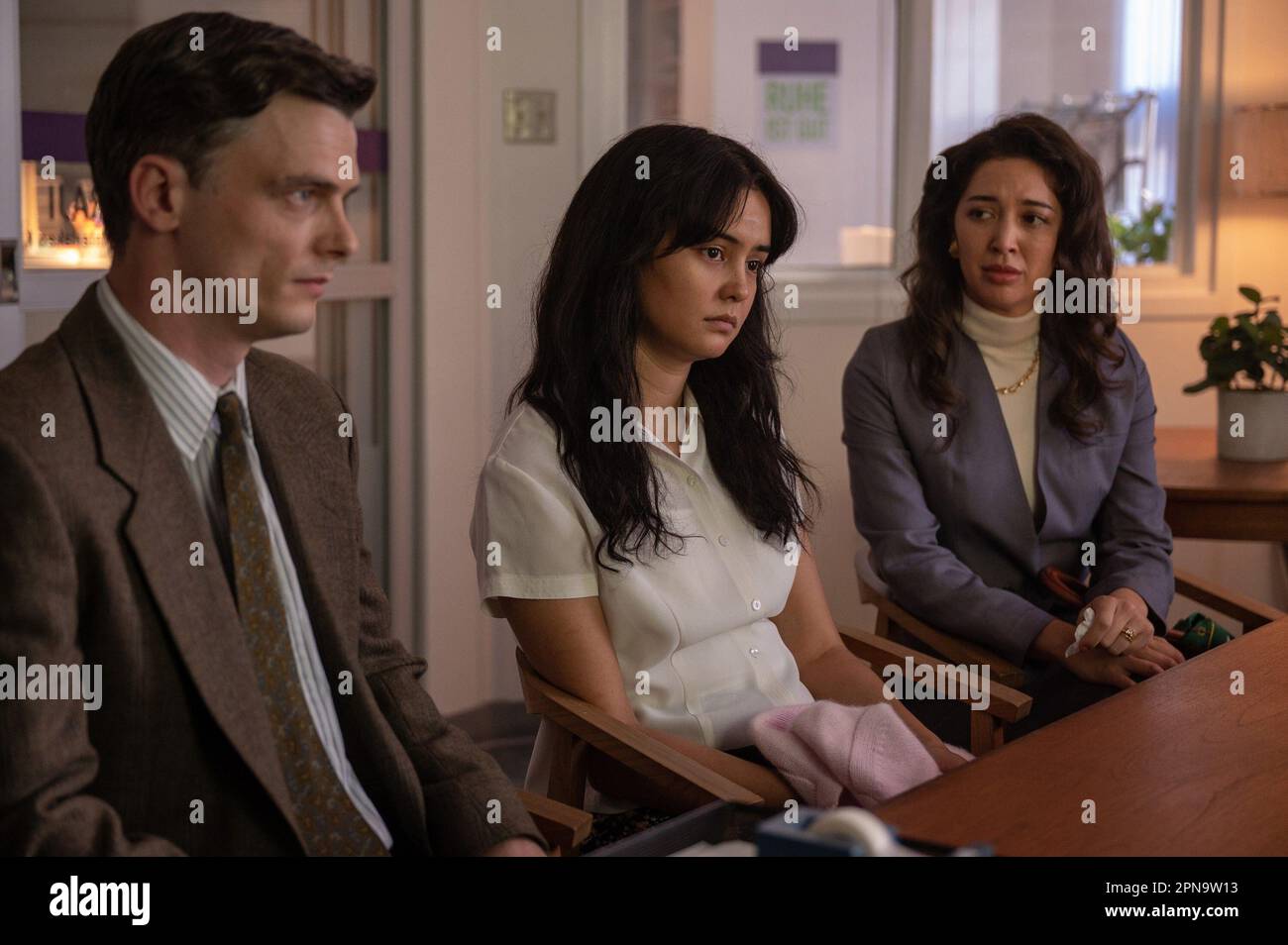 YELLOWJACKETS, from left: Thomas Nicholson, Courtney Eaton, Tanya Jade, Friends, Romans ...