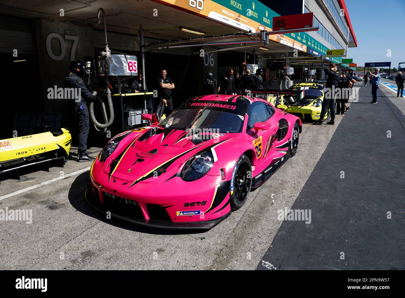 Porsche 911 RSR, Iron Dames (#85), Sarah Bovy (B), Rahel Frey (CH ...