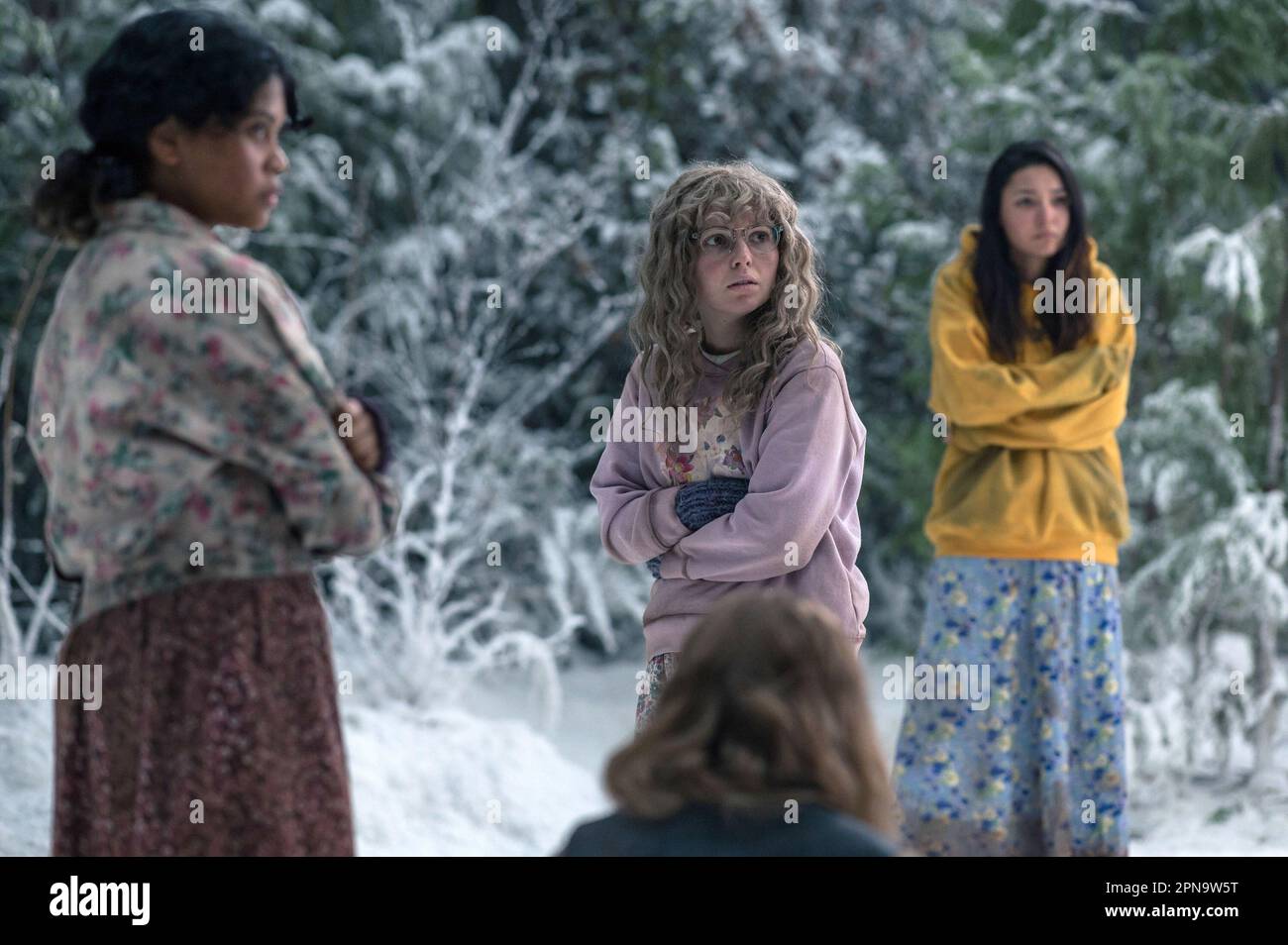 YELLOWJACKETS, from left: Nuha Jes Izman, Samantha Hanratty, Alexa ...