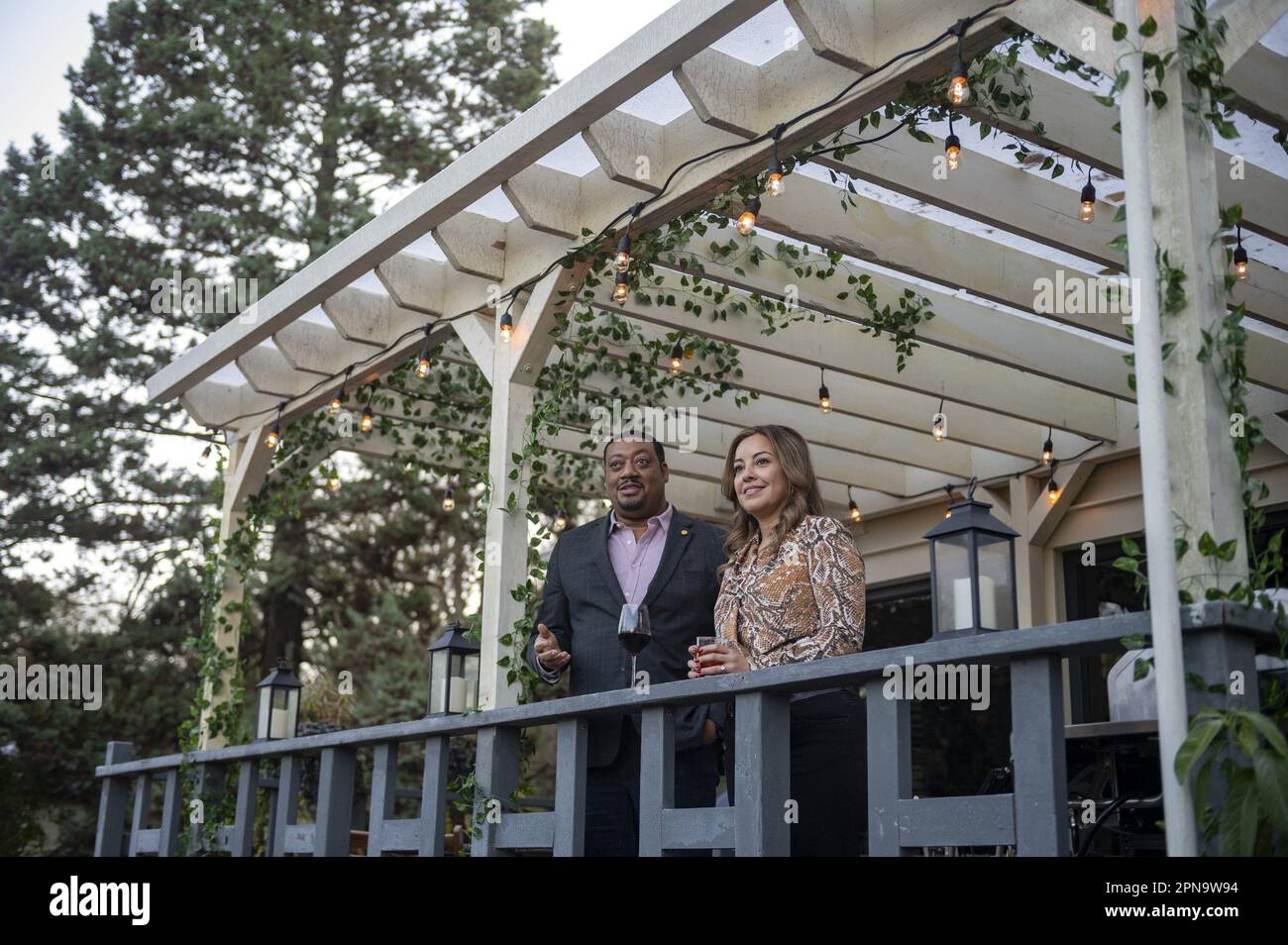 LUCKY HANK, from left: Cedric Yarbrough, Alison Araya, The Clock ...
