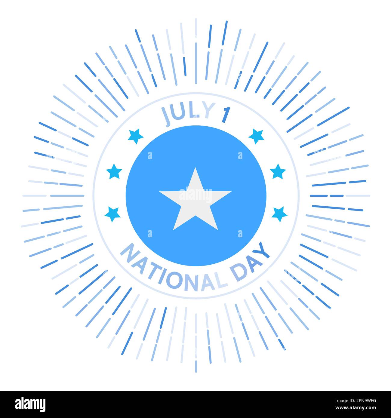 Somalia national day badge. Union of the Trust Territory of Somalia and ...