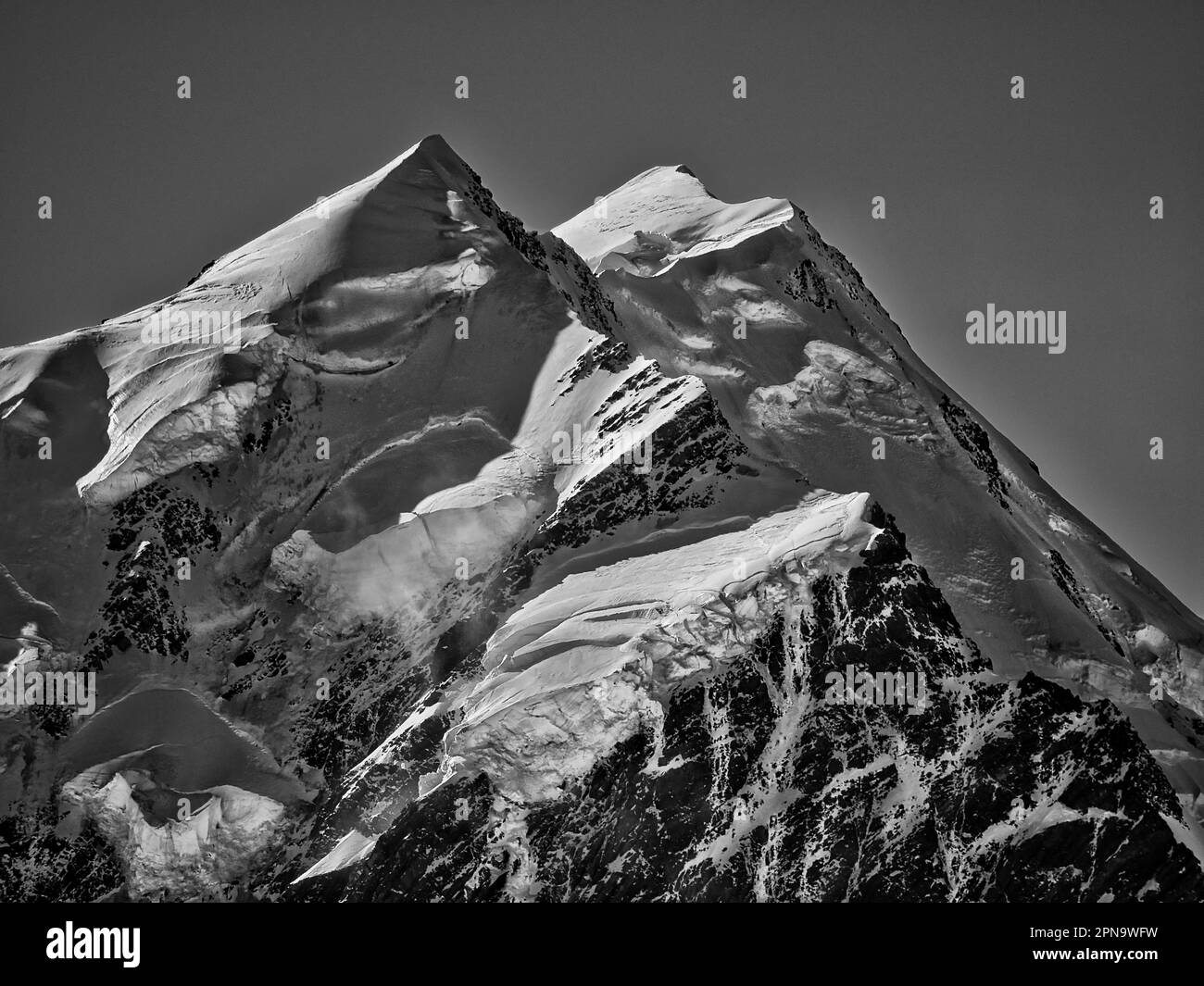 Mt cook Black and White Stock Photos & Images - Alamy