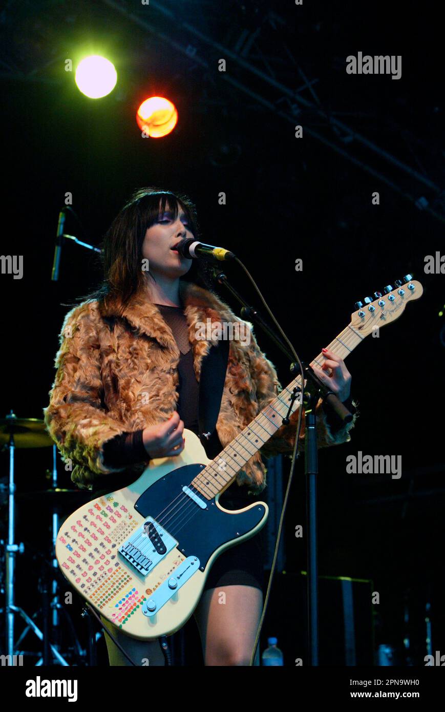 Katy Steele of Little Birdy performs live at the Big Day Out music ...