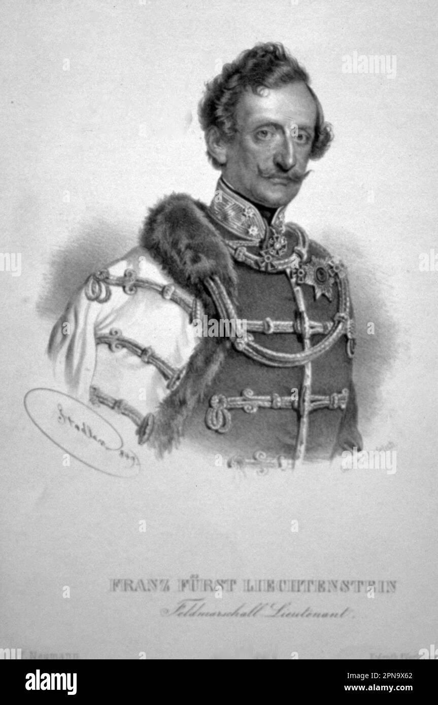Franz de Paula Joachim, Prince of Liechtenstein Stock Photo - Alamy