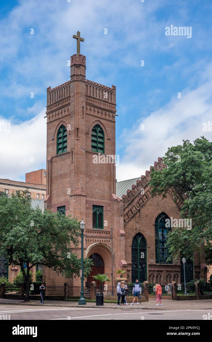 Hoston, Texas - April 8, 2023: Historic Christ Church Cathedral in the ...