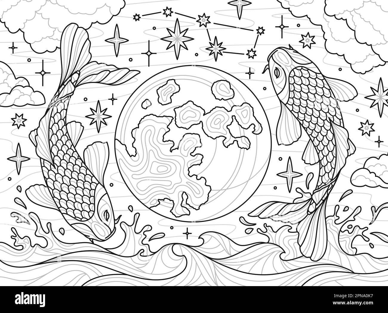Fish zentangle concept Stock Vector Image & Art - Alamy