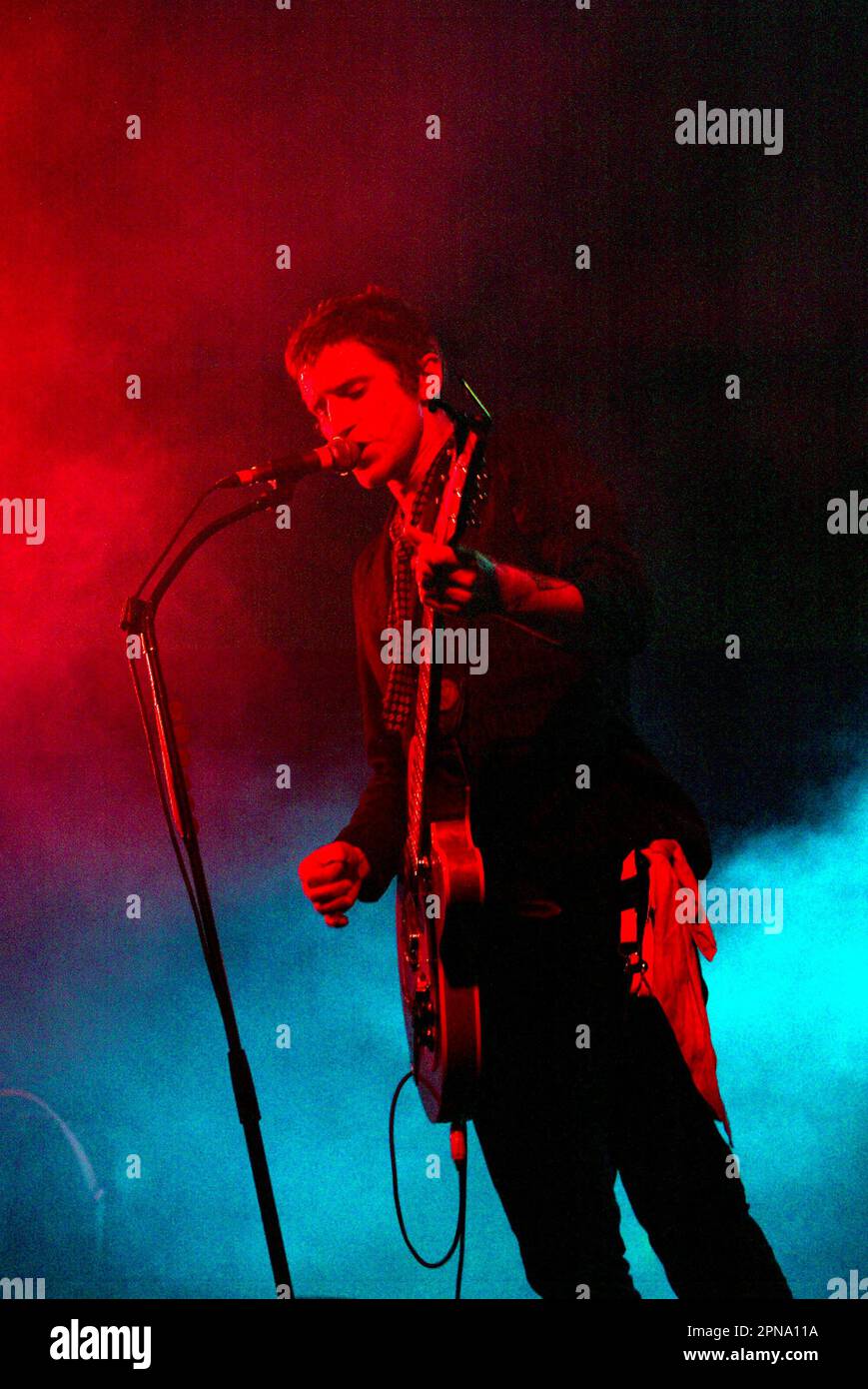 Tim Rogers of You Am I performing live at the Big Day Out music ...