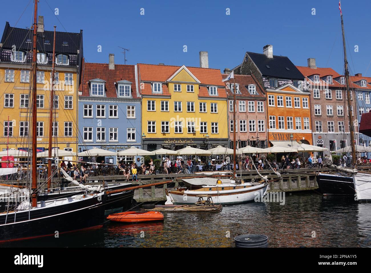 Nyhavn in Denmark is a popular 17th-century waterfront attraction that ...
