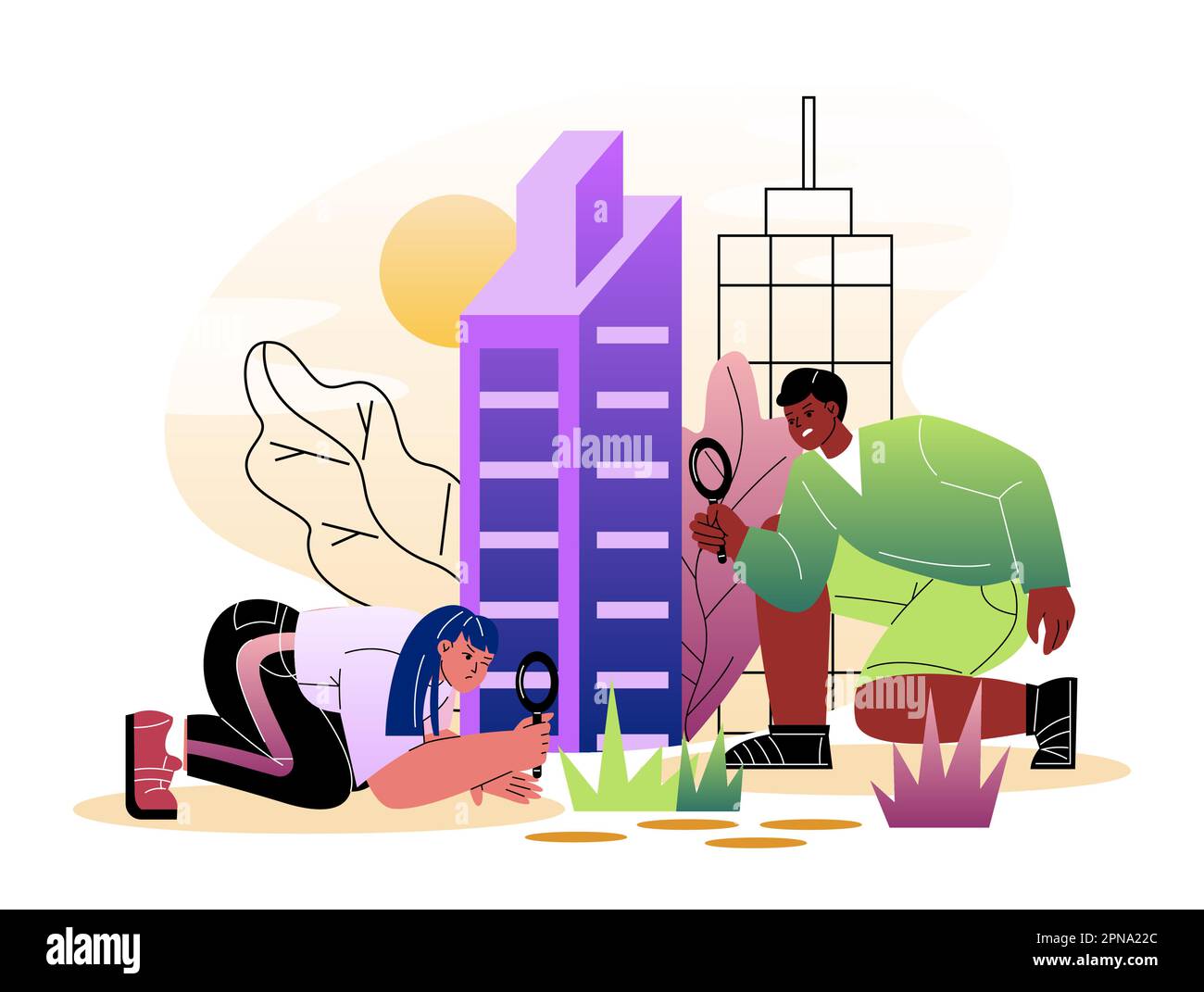 Person spying and observing Stock Vector Image & Art - Alamy