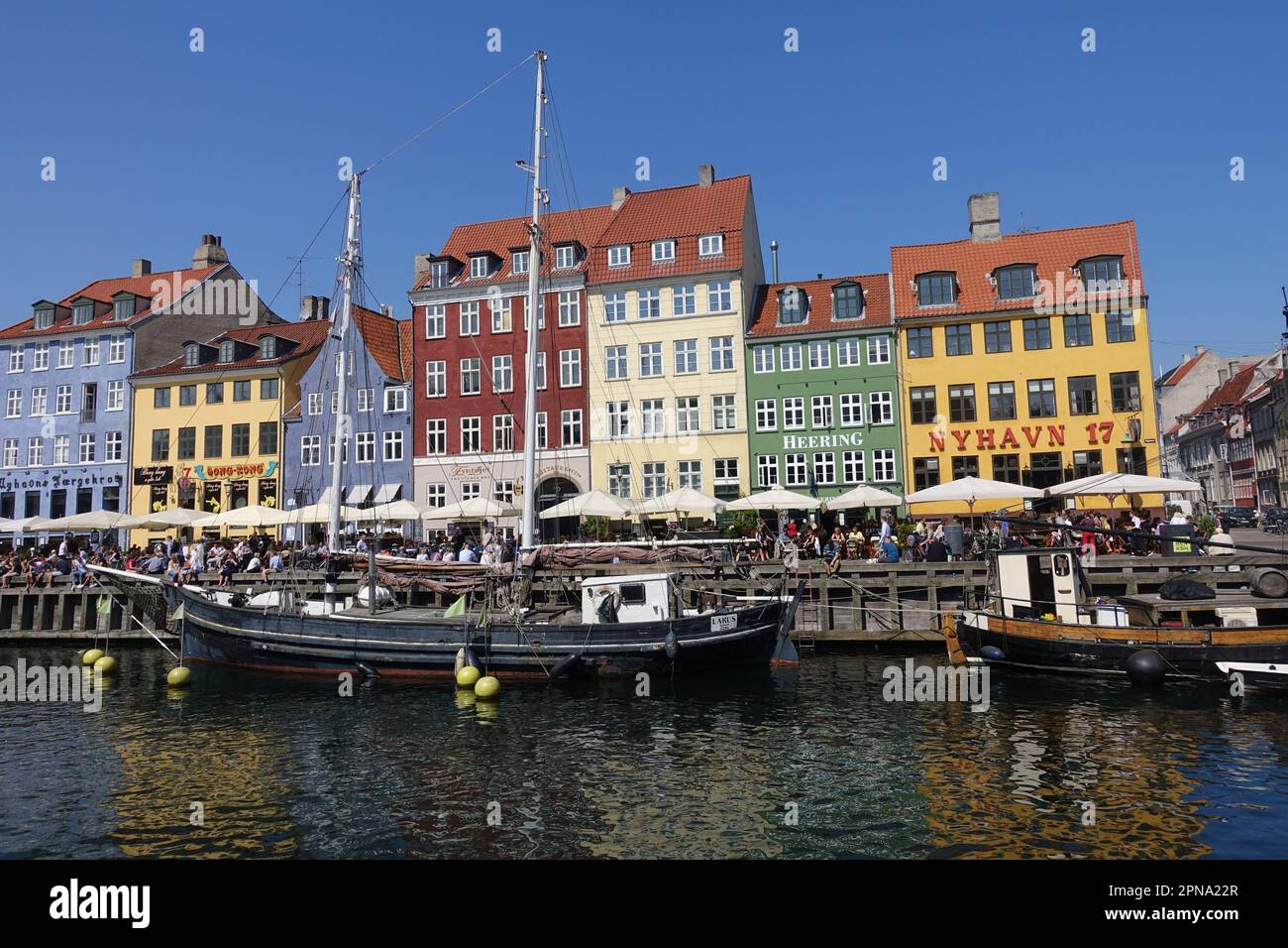 Nyhavn in Denmark is a popular 17th-century waterfront attraction that ...