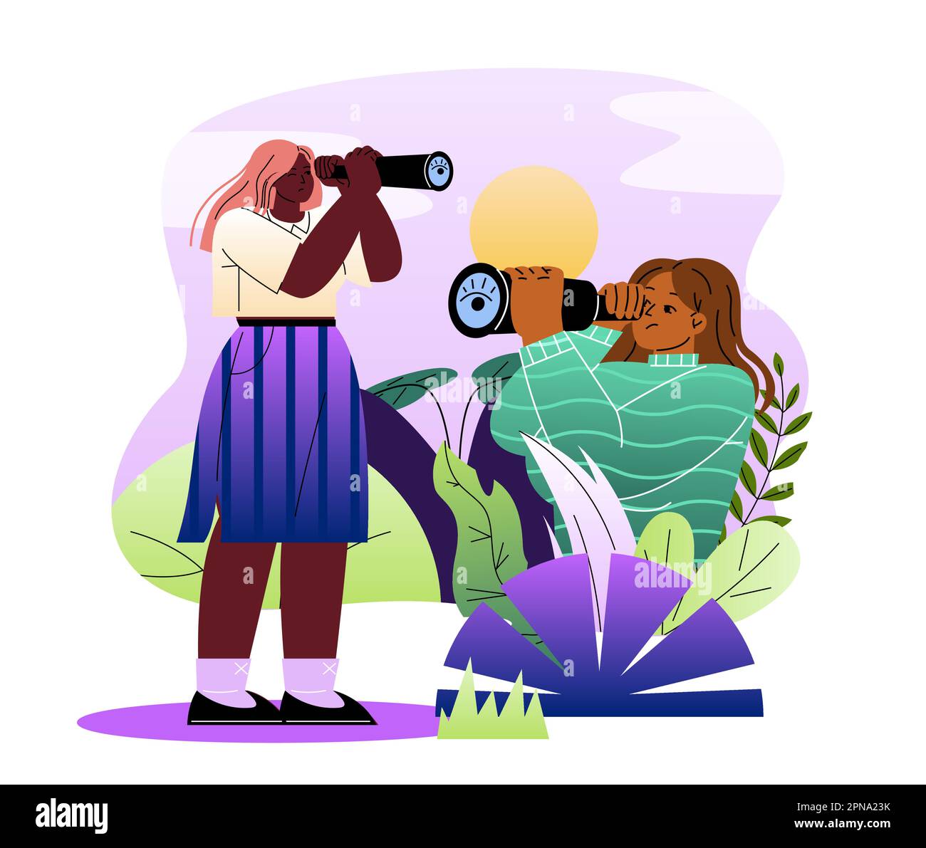 Person spying and observing Stock Vector Image & Art - Alamy