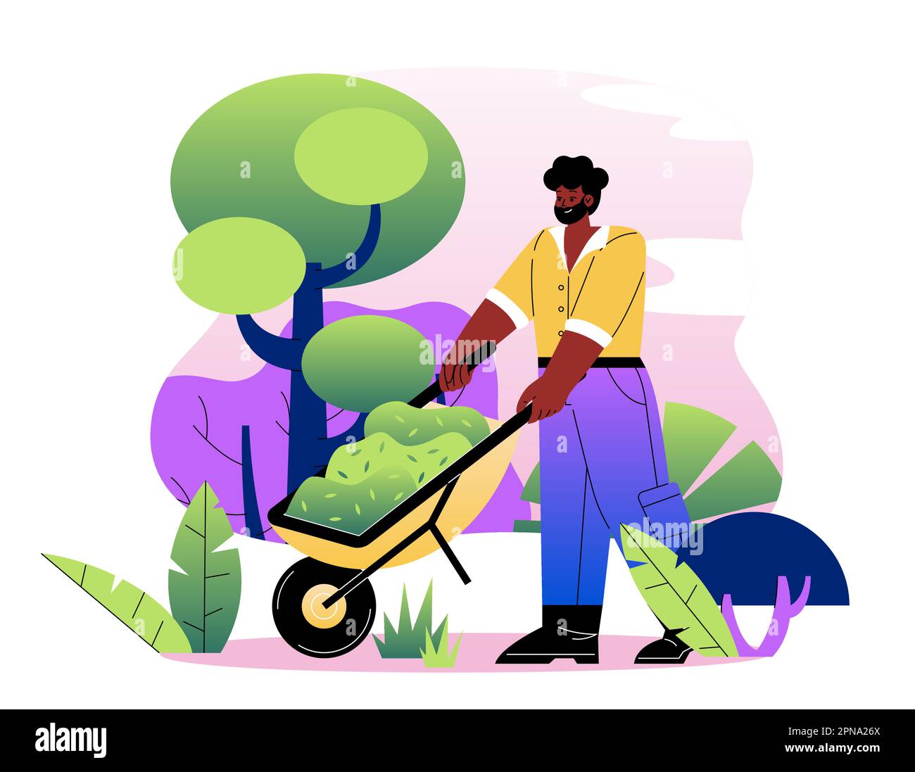 Farm yard manure Stock Vector Images - Alamy