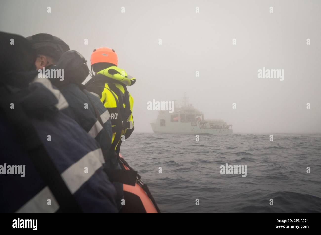 Arctic and Offshore Patrol Vessel (AOPV) HMCS Margaret Brooke operating ...