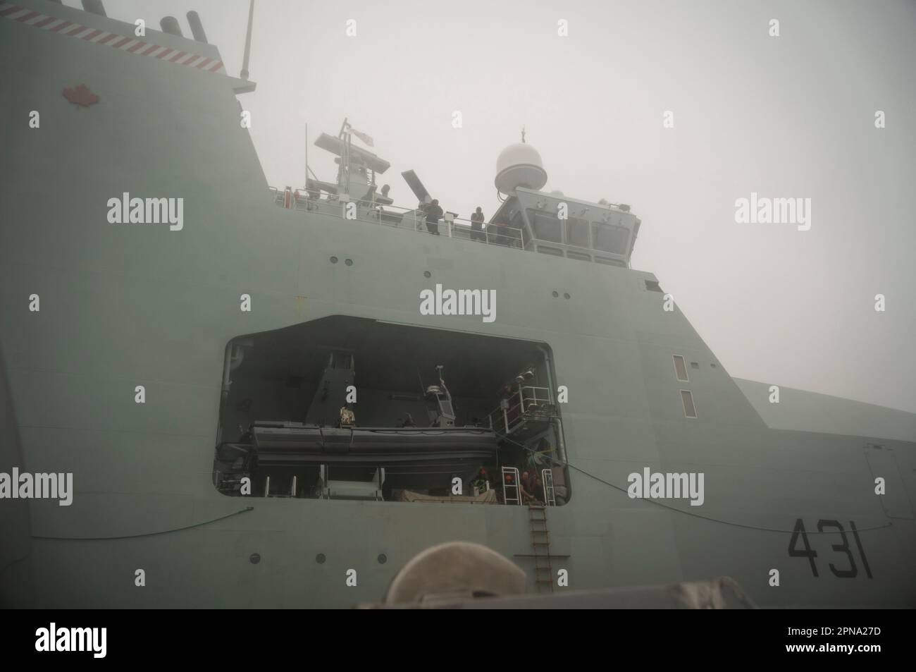 Arctic and Offshore Patrol Vessel (AOPV) HMCS Margaret Brooke operating ...