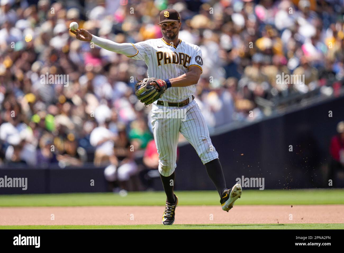 San Diego Padres shortstop Xander Bogaerts during the third inning of a ...