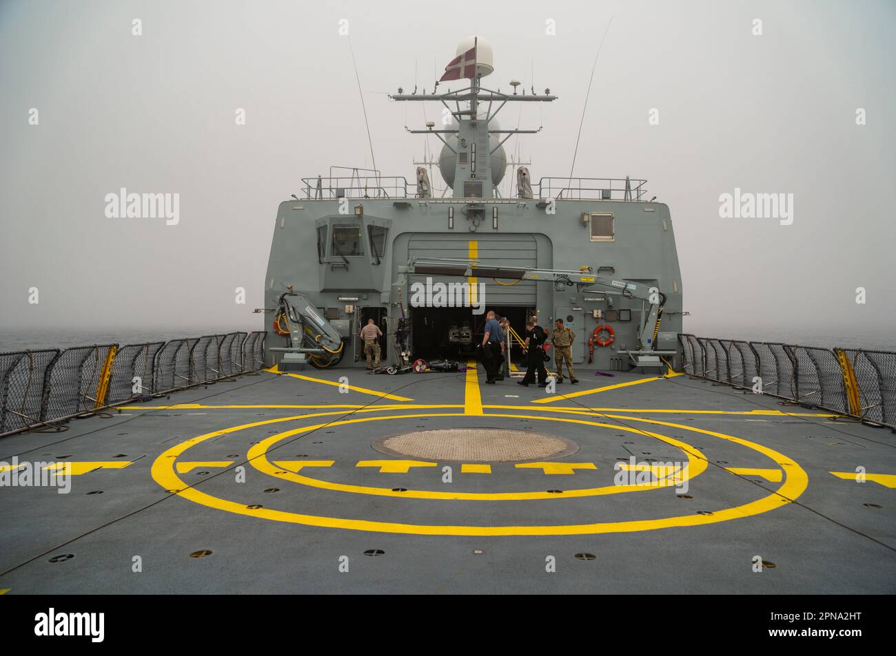 HDMS Triton operating off the coast of Canada during Operation Nanook ...