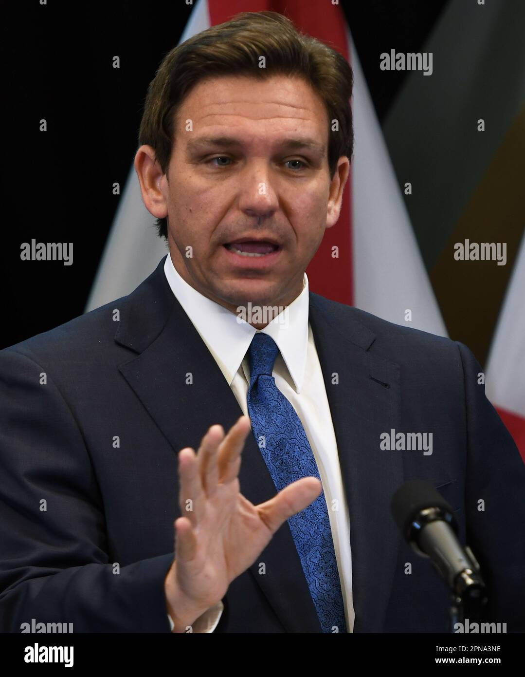 Lake Buena Vista, United States. 17th Apr, 2023. Florida Governor Ron ...