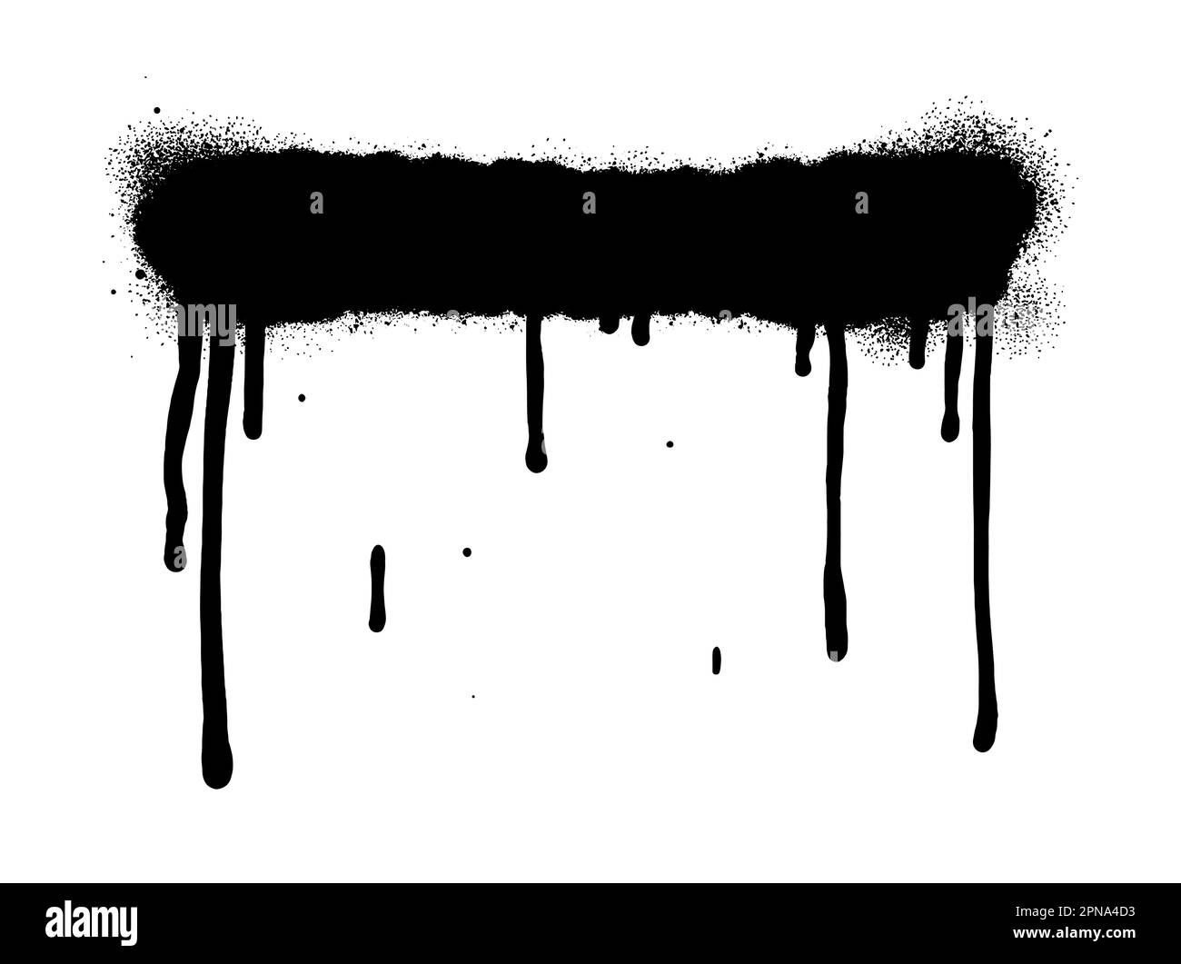 Spray Paint Abstract Vector Elements isolated on White Background ...