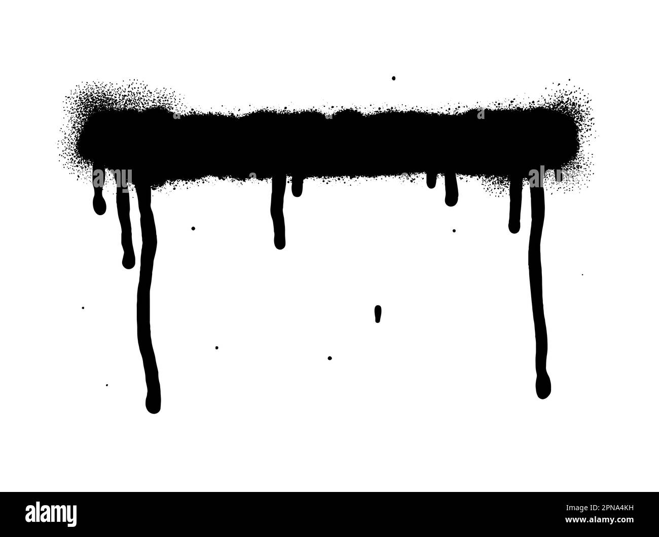 Spray Paint Abstract Vector Elements isolated on White Background ...