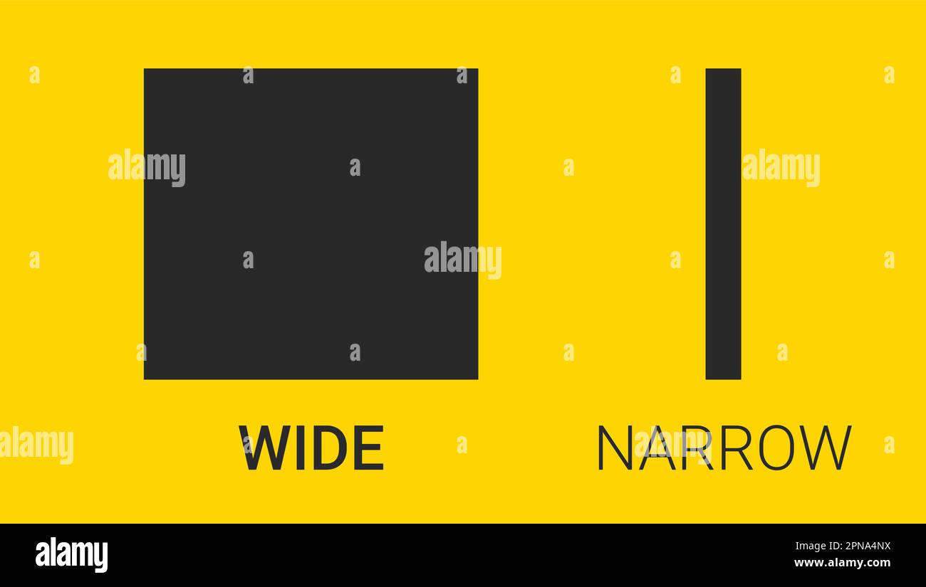 Wide narrow thick vector thin mouse cursor design element Stock Vector ...