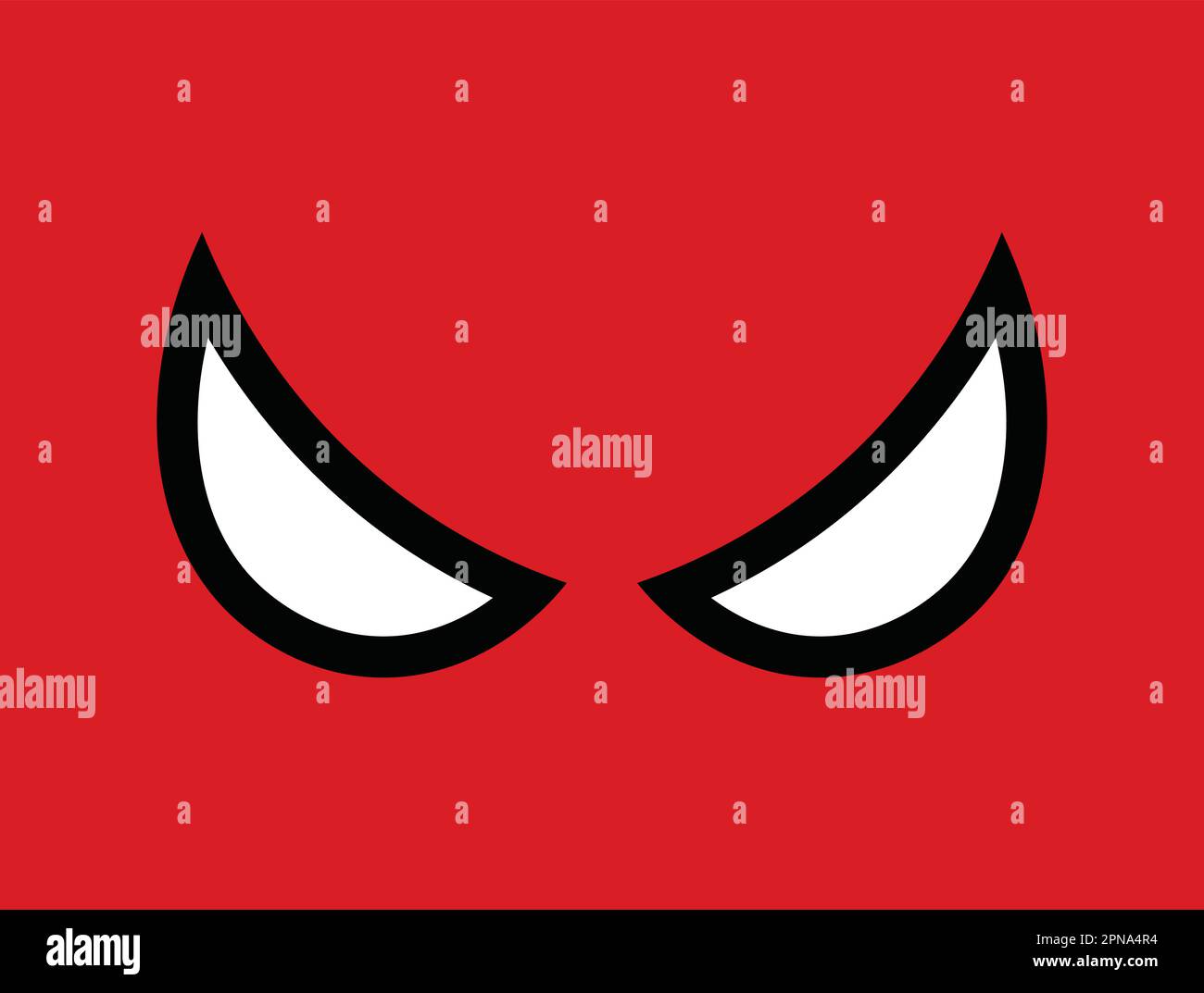 Vector red mask white eyes cartoon logo superhero background. Cartoon ...
