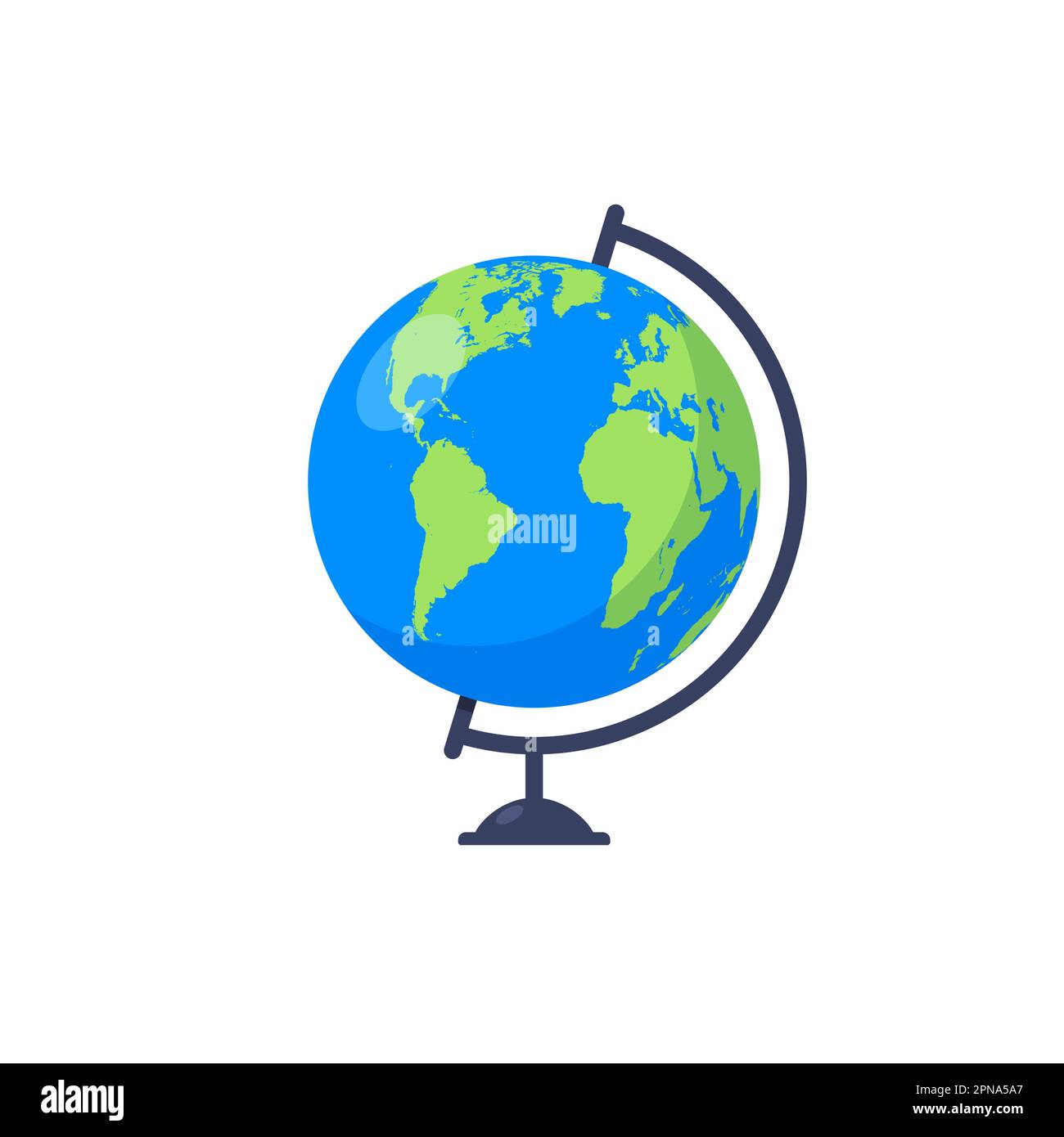 3d earth globe world vector icon. Travel globus cartoon simple ...