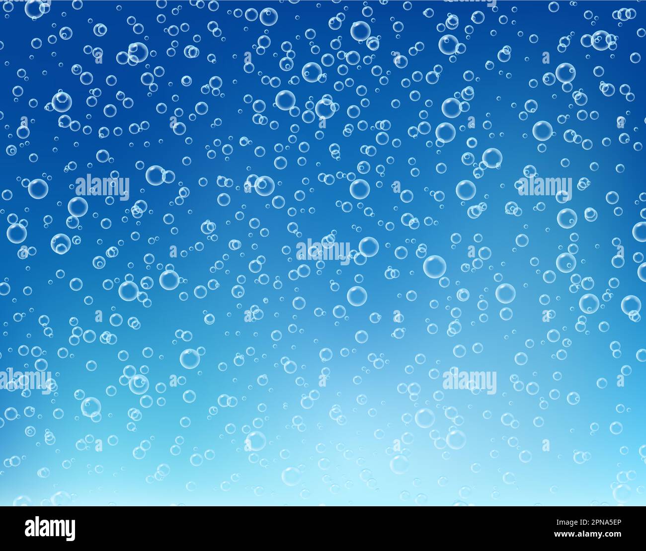 Water fizzing bubble sparkle vector background. Fizzy air soda ...