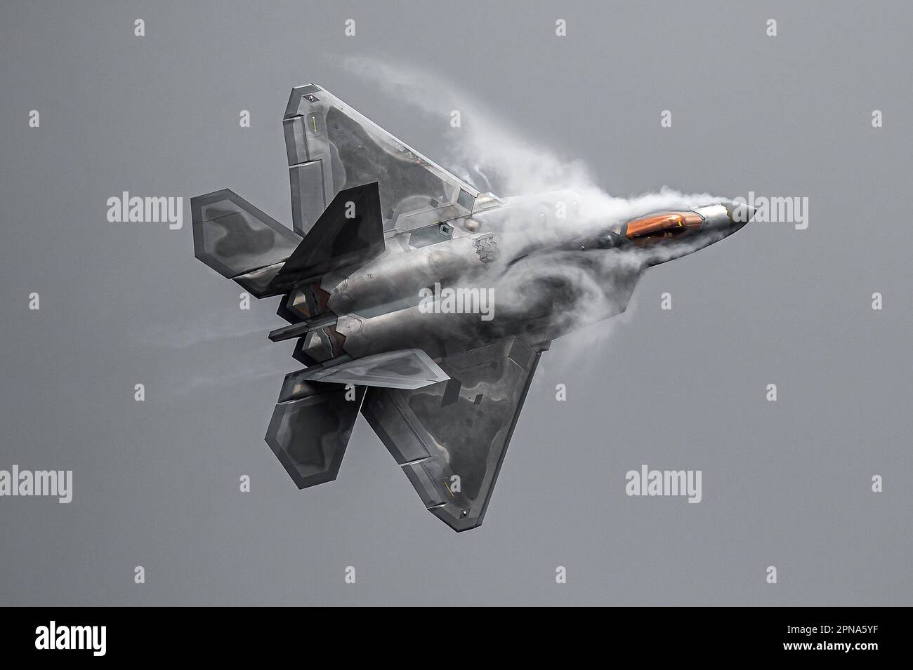 U.S. AIR FORCE ACADEMY, Colo. – An F-22 Raptor performs a flyover and ...