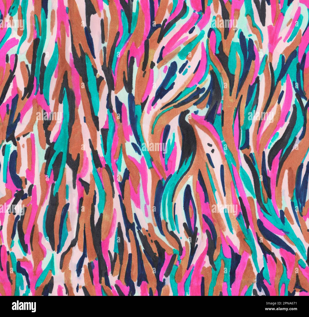 Colorful abstract seamless pattern for textile and fabric Stock Photo ...