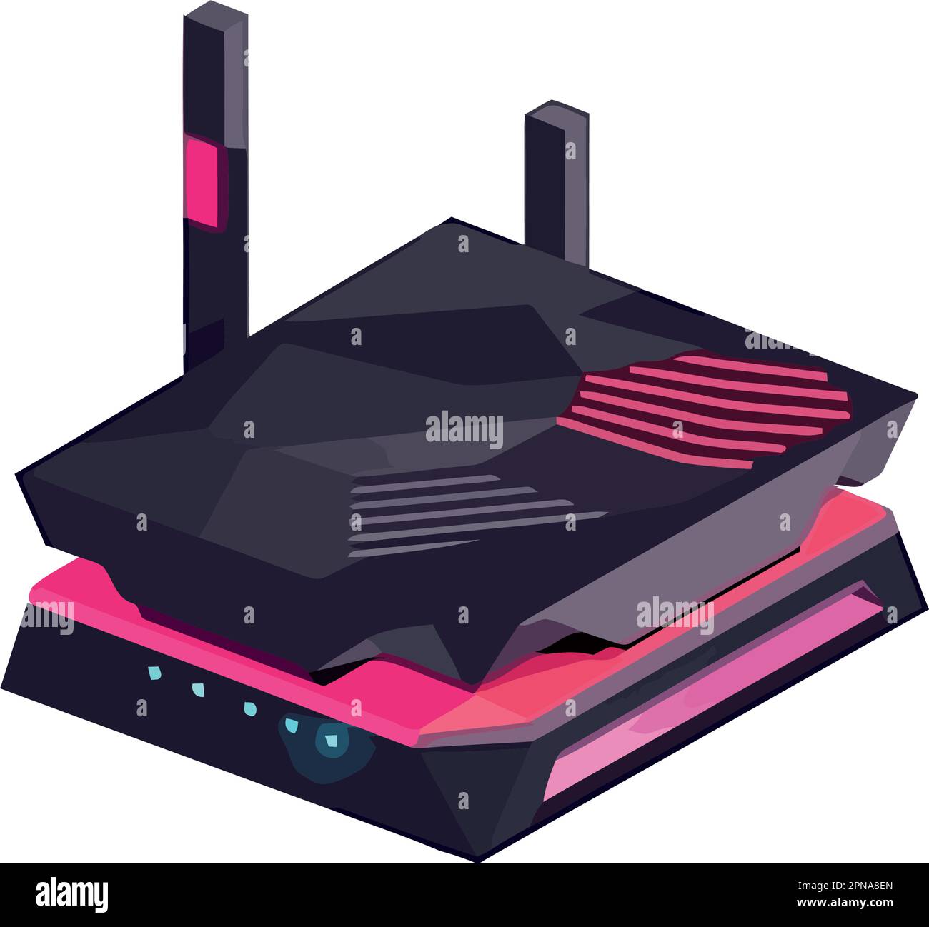 pink router wifi Stock Vector Image & Art - Alamy