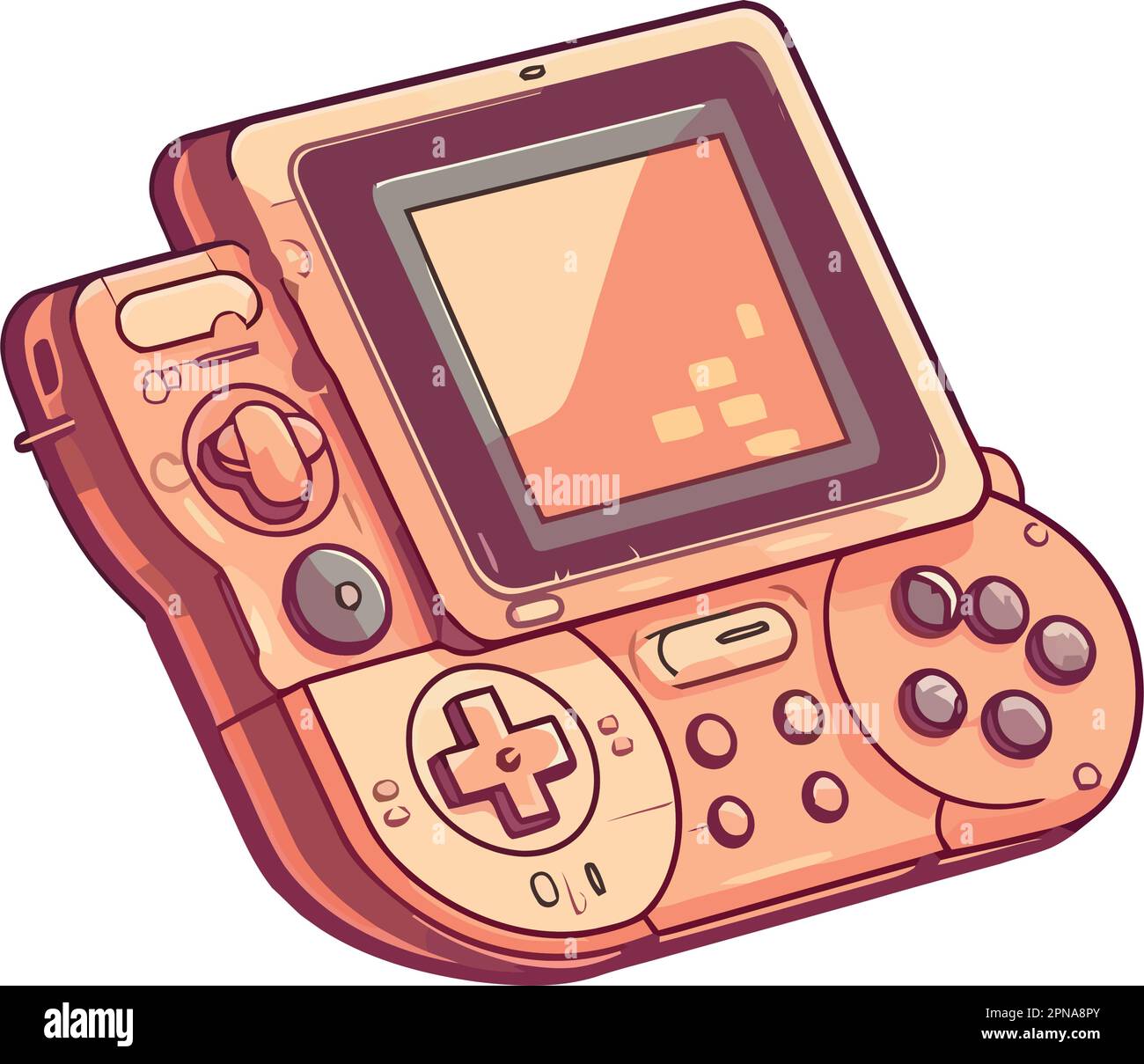 retro and vintage video game console Stock Vector Image & Art - Alamy
