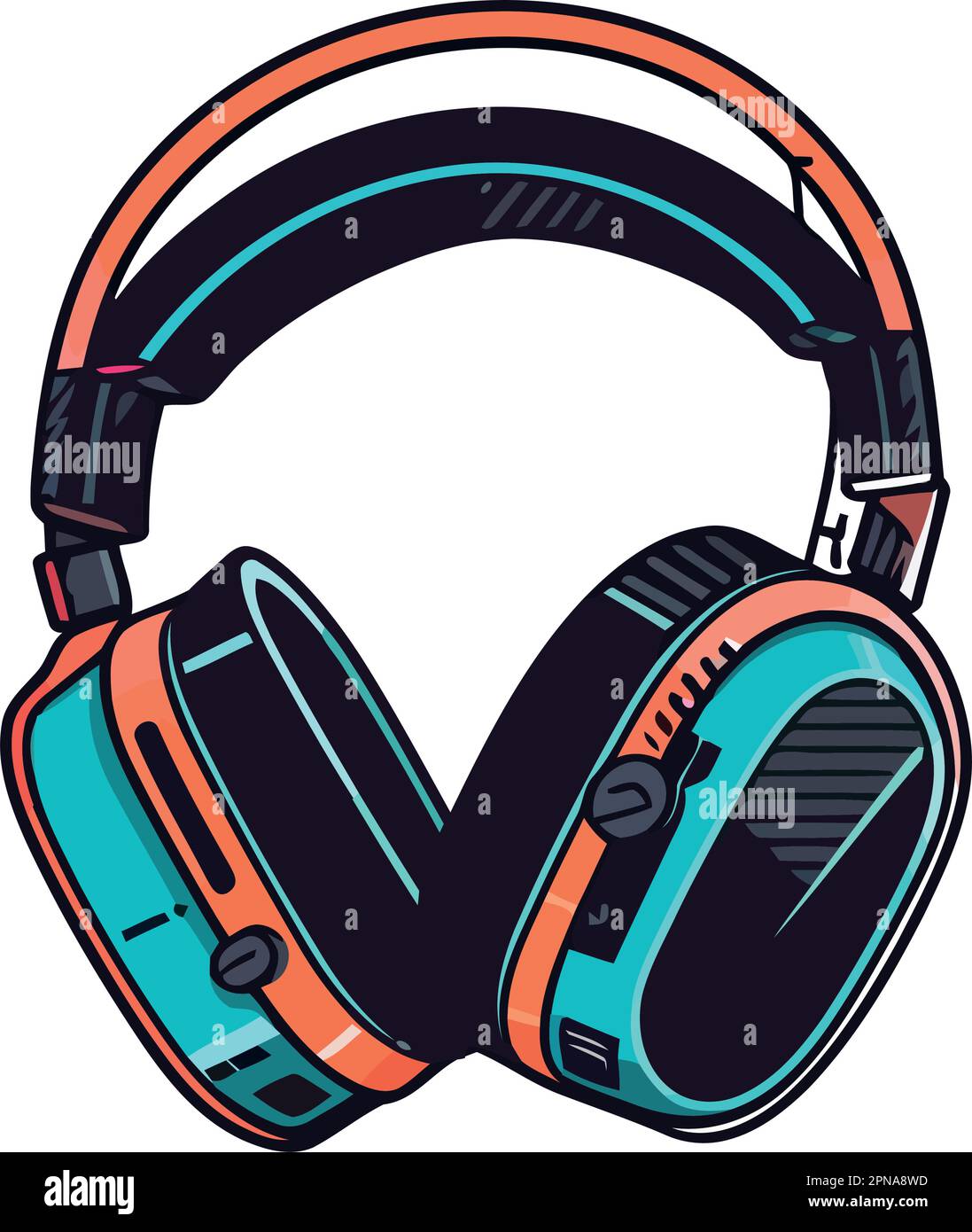 Dancing headphones Stock Vector Images - Alamy