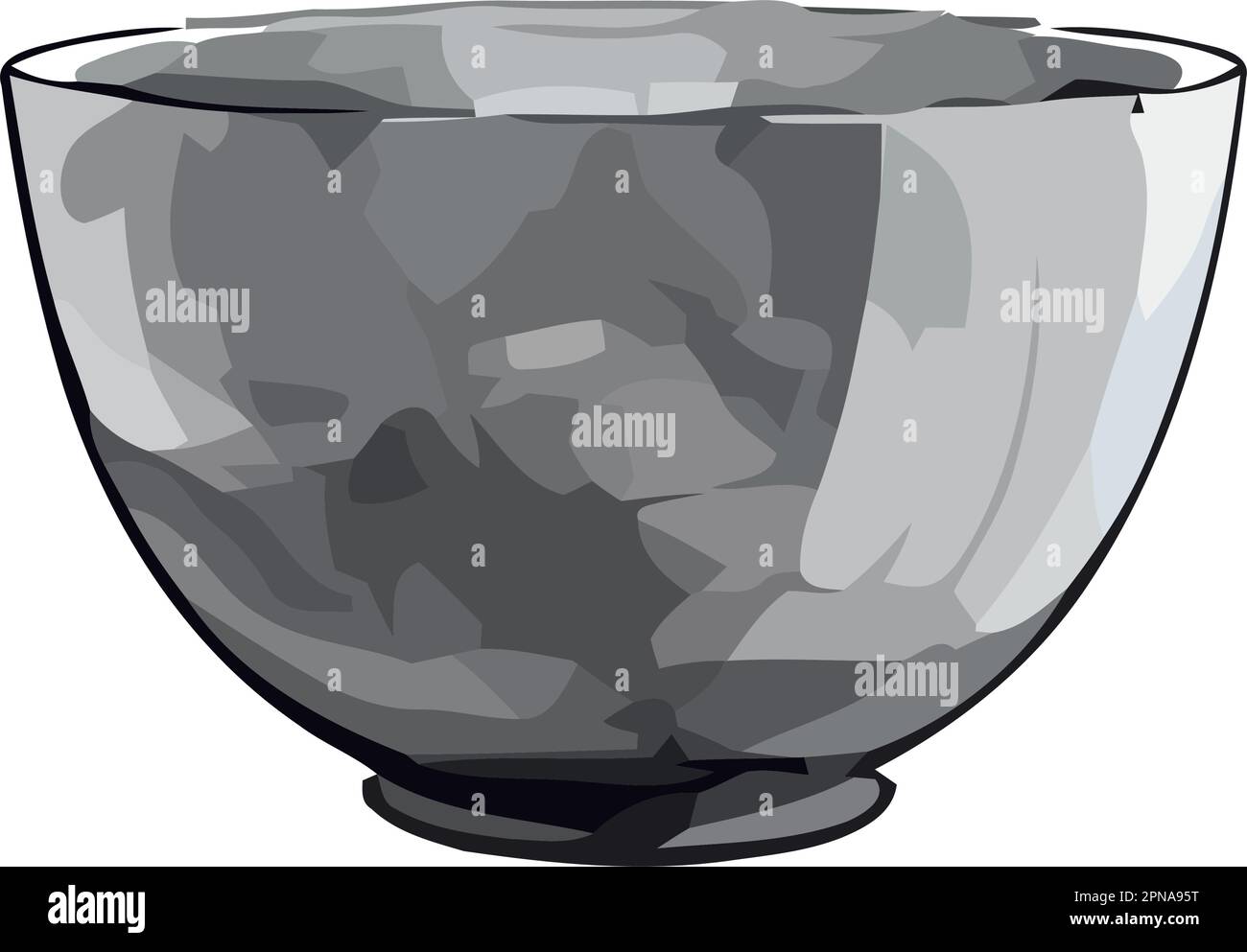 Empty transparent bucket jar Stock Vector Images - Alamy