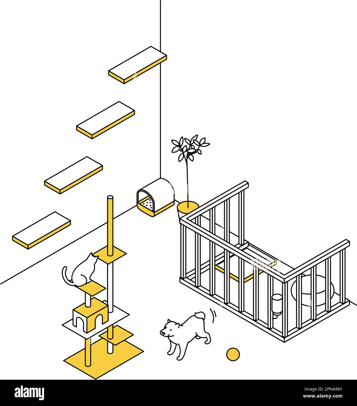 Rent a dog Stock Vector Images - Alamy